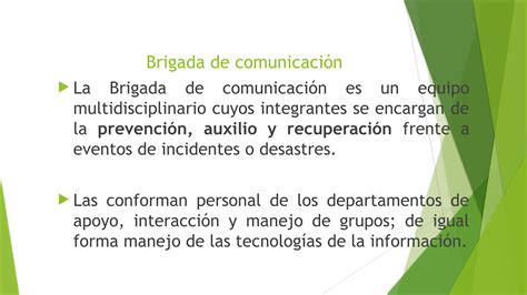Brigada De Comunicación Integración Funcionespptx