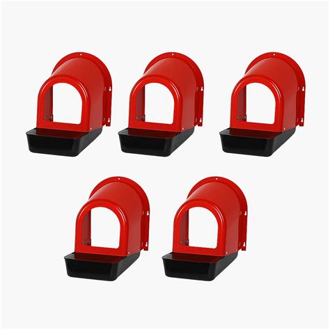 Cuibar Pentru Pasari Ng 01 Roșu Set 5 Buc Farmershop