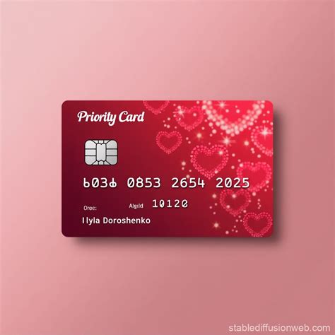 Priority Pass Card With Love Symbol And Sql Lovecoding Label Stable
