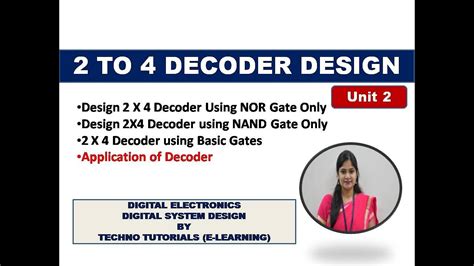 2 x 4 decoder 2 to 4 decoder using nor gates 2 to 4 decoder using