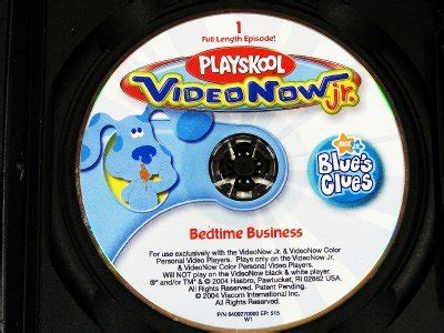 Videonow Jr Pvd Discblues Clues Bedtime Business 62755611