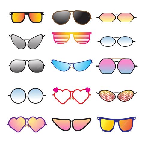 Premium Vector The Sunglasses Fashion Bundle Set Vector Image Premium Vector The Sunglasses Fashion Bundle Set Vector Image