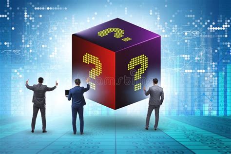 Empresario En El Concepto De Pregunta Imagen De Archivo Imagen De