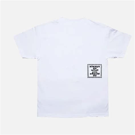 Adwysd Believe White Tee Capsule Always Do What You Should Do