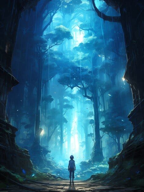 Cena De Estilo Anime De Fantasia Foto Grátis