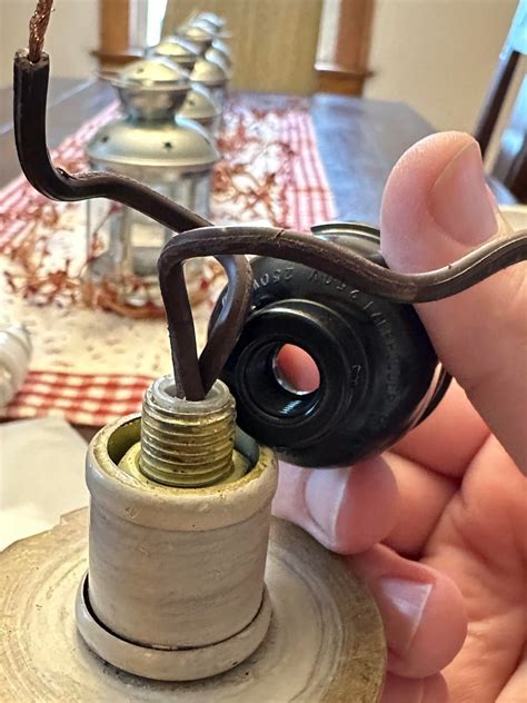 Antique Light Socket Replacements Royal Designs Inc Push Through Lamp