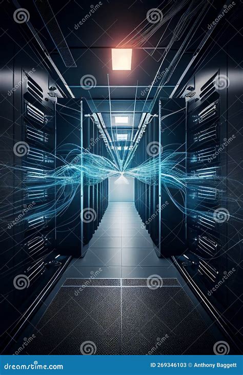 Cloud Storage Big Data Centre Stock Image Image Of Online Cloud