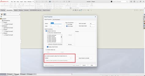Drawing Properties Option Grayed Out Rsolidworks