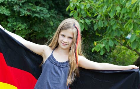 German Fan Stock Image Image Of Long Germany League 43540063