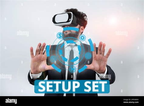 Inspiration Showing Sign Setup Set Business Concept The Manner