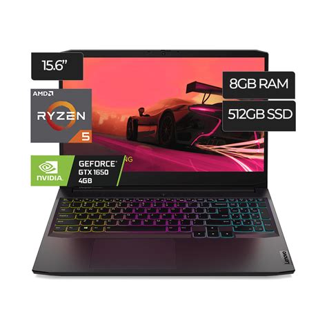 Lenovo Ideapad Gaming Ach Fhd Amd Ryzen H Macpro Tecnologia Y Soporte Ti
