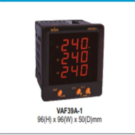Digital Vaf Meter For Industrial Model Namenumber Vaf 36a At ₹ 1650