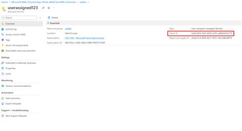 Creating An Access Token For A User Assigned Identity In Azure Good Workaround