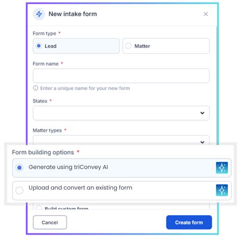 Intake Forms Trisearch
