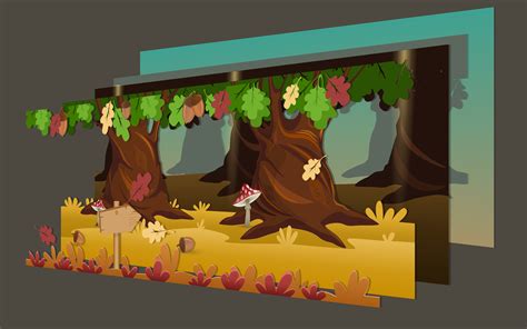 Forest Background Game 2d Game Art Partners