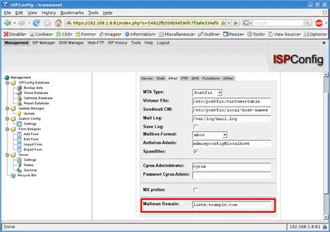 How To Set Up Mailman With Debian And ISPConfig