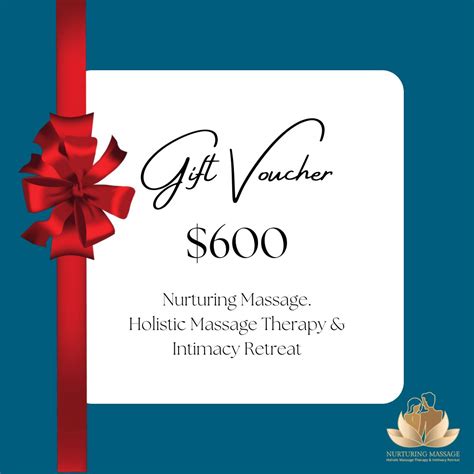 T Voucher 600 Nurturing Massage