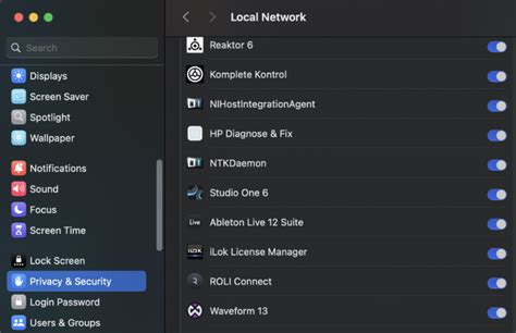 How To Grant Audio Apps Access To Your Local Network On Macos 15 Sequoia Native Instruments