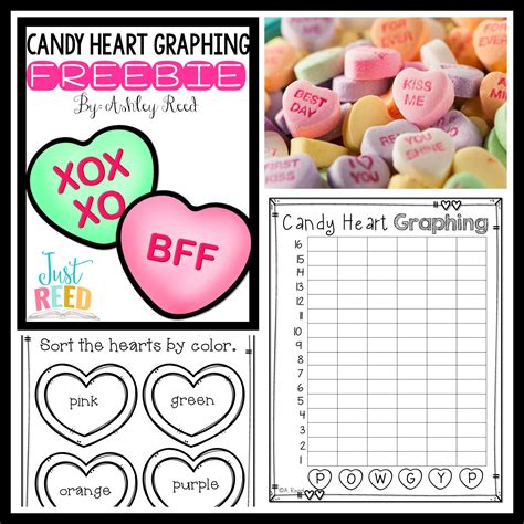 Candy Heart Graph Free Printable Printable Calendars At A Glance