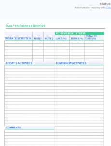 Wip Report Template
