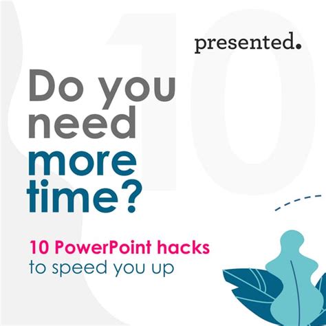 10 Time Saving Powerpoint Hacks Pdf Computing Technology And Computing