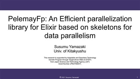 Pelemayfp An Efficient Parallelization Library For Elixir Based On Skeletons For Data