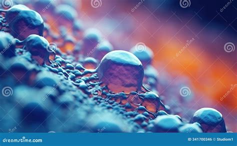 Microscopic Cells Tissue Under The Microscope Scientific Medical Concept Genetic Mutations At