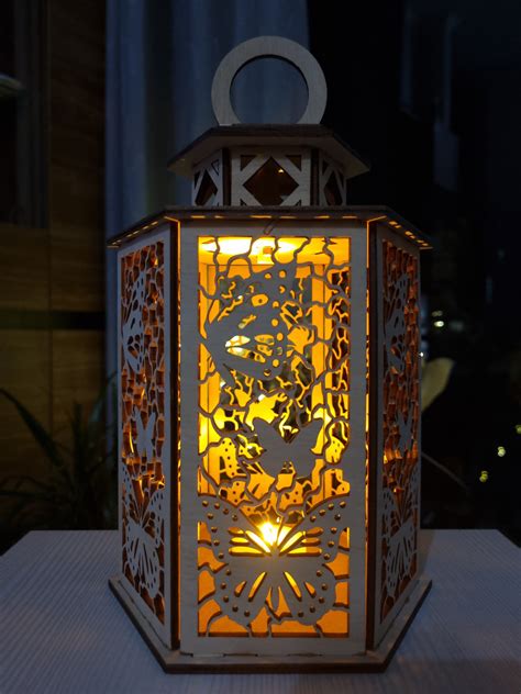 Купити Ліхтар Метелик Нічник з дерева Деревяний ліхтар підсвічник ціна 380 ₴ Prom Ua Id