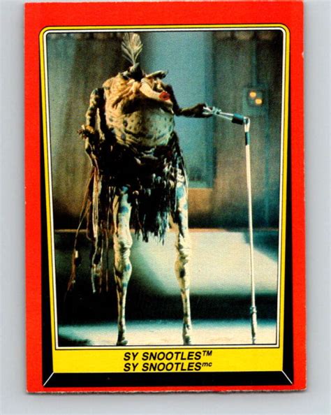 1983 Opc Star Wars Return Of The Jedi 22 Sy Snootles V42260 Hockey