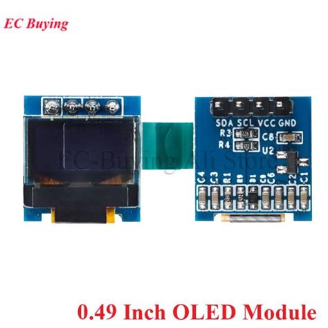 049 Inch Oled Display Lcd Module White 049 Screen 64x32 I2c Iic