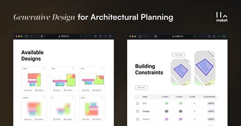 Generative Design Architecture Design Software Maket Software