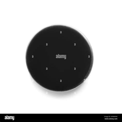 Lithium Button Cell Battery On White Background Stock Photo Alamy