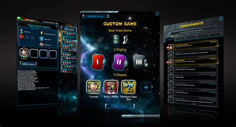 Ui Design Multiplayer Lobby And Single Player Game Setting