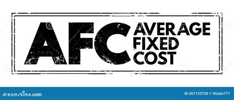 Afc Average Fixed Cost Is The Fixed Costs Of Production Divided By