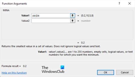 How To Use The Maxa And Mina Function In Excel