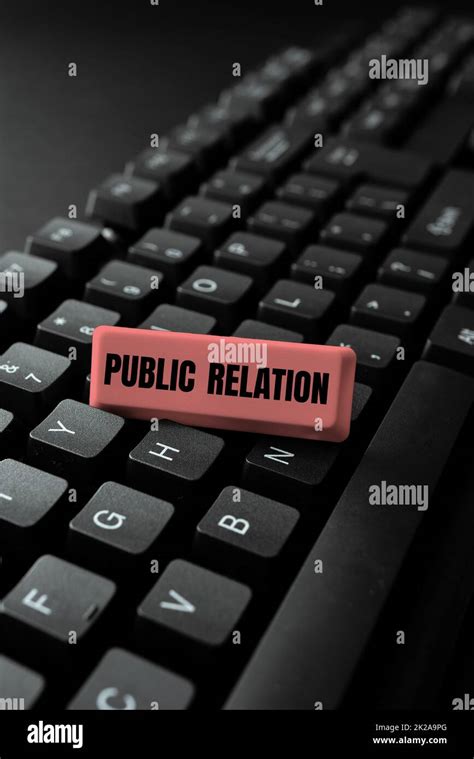 sign displaying public relation business approach practice of