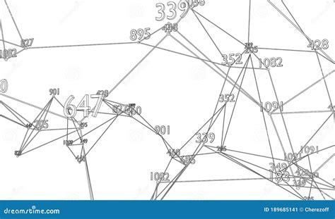 Abstract Word Cloud Outline Stock Illustration Illustration Of Point Network 189685141