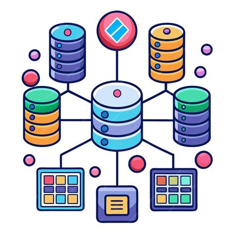 Data Clustering Icon Premium Ai Generated Vector