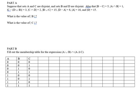Solved Suppose That Sets A And C Are Disjoint And Sets B Chegg