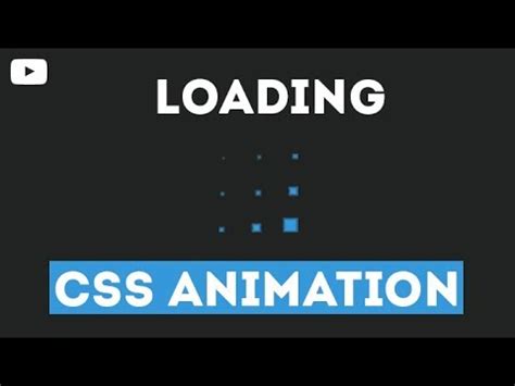 Awesome Loading Page CSS Animation Using Only HTML CSS YouTube