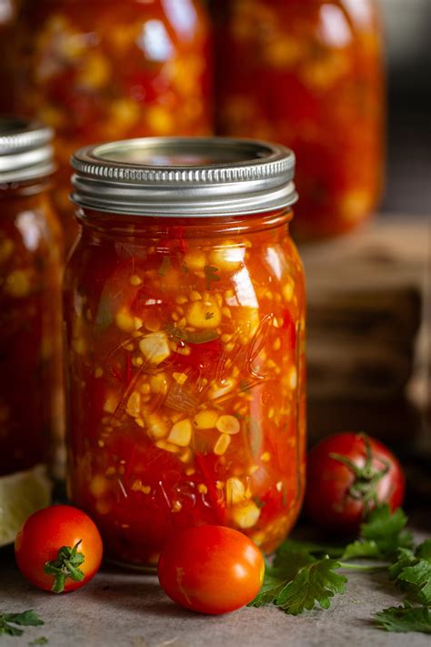 Ball® Corn And Cherry Tomato Salsa Canning Recipe — Under A Tin Roof