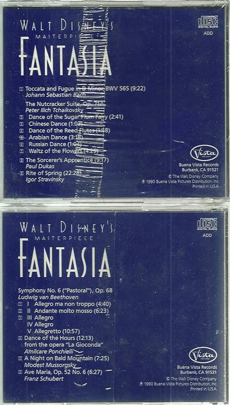Banda Sonora De Fantasía 2000 Fantasia 2000 Soundtrack Disney