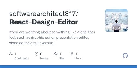 GitHub Softwarearchitect817 React Design Editor If You Are Worrying