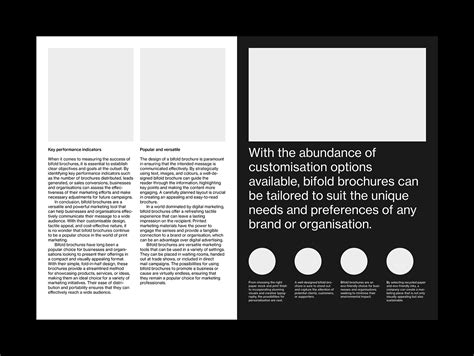 A5 Bifold Brochure Grid System For Indesign Behance