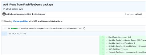 Sync From Tenant To Github With Flashpipe On Github Actions Flashpipe