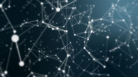 Premium Photo Plexus Fantasy Abstract Technology And Engineering