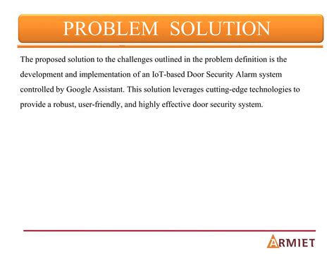 Iot Based Door Security Alarm Using Arduinopdf Home Security Home