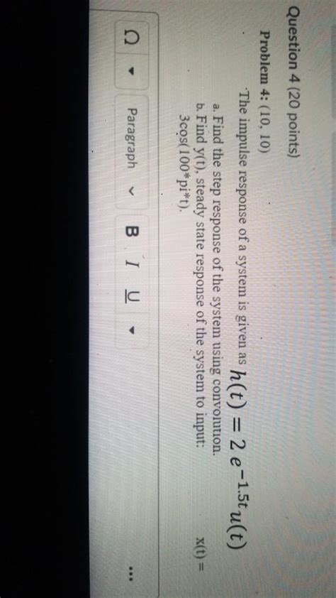 solved question 4 20 points problem 4 10 10 the