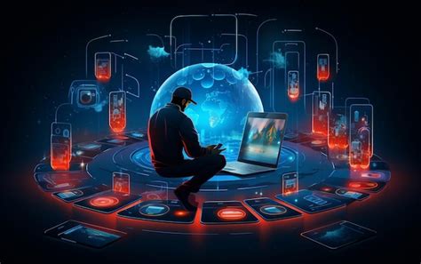 Premium Ai Image Digital Security Risks Smartphone Malware Generative Ai