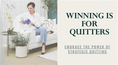 How Quitting Leads To Winning The Power Of Prioritizing Personal